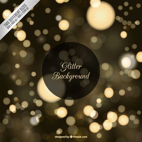 Bokeh 스타일의 반짝이 배경 무료 벡터