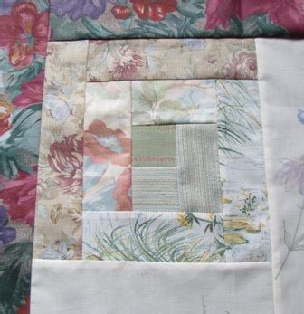 The Log Cabin Patchwork Is A Popular Design