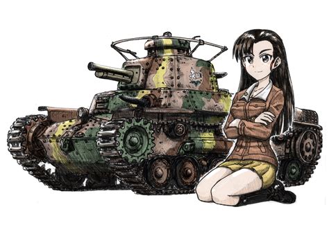 Nishi Kinuyo Girls Und Panzer Drawn By Nspa Spa Jcs Danbooru