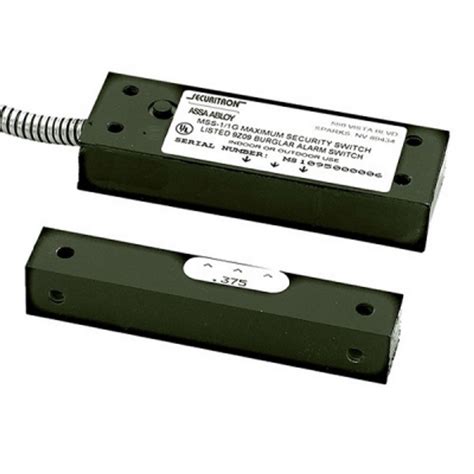 Securitron Mss High Security Magnetic Switch Black