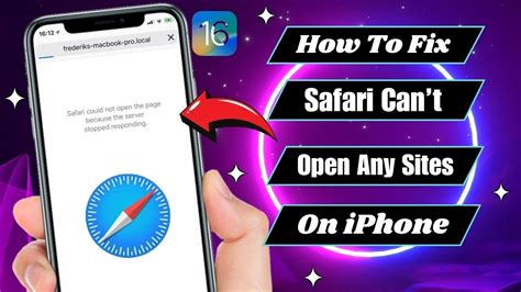 How To Fix Safari Can T Open Sites In Iphone Safari Refusing Open
