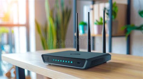 Advanced Fast Broadband Wireless Router Concept Of New Technology And