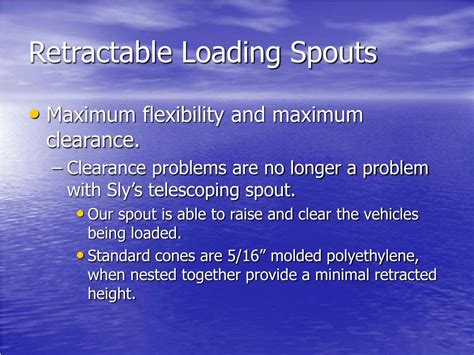 Ppt Retractable Loading Spouts Powerpoint Presentation Free Download