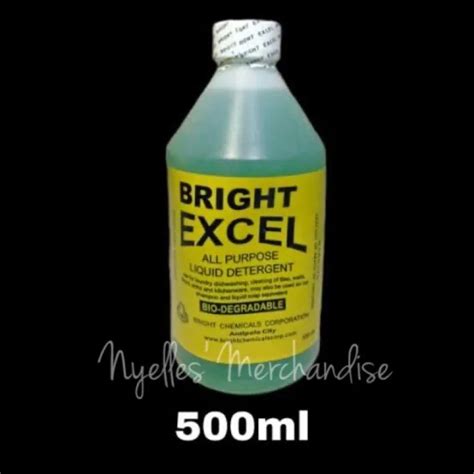 Bright Excel All Purpose Liquid Detergent 350 Ml 3 Bottles For