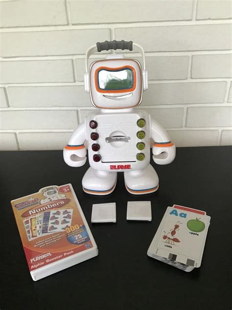 Alphie Learning Robot With Original Cards And Extra Numbers Booster Pack Age 3 1903172823