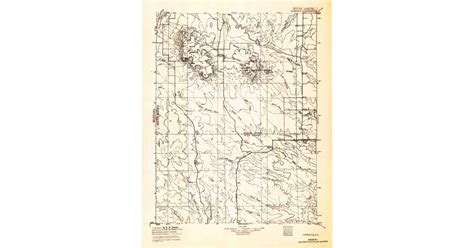 1935 Map Of Harding Harding County Sd — High Res Pastmaps