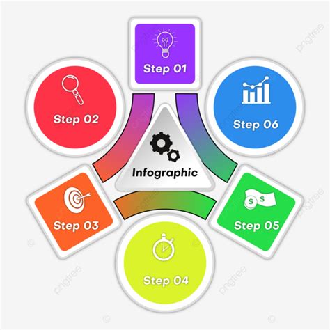 Workflow Of Circular Infographic Vector Workflow Icons Infographic