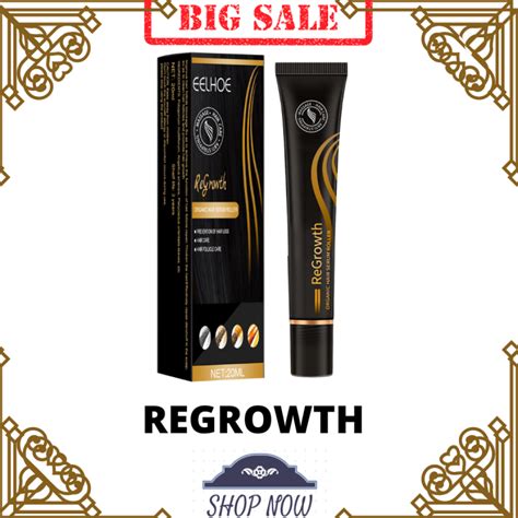 Authentic Regrowth Herbal Hair Growth Essence Hair Loss Treatment Hair