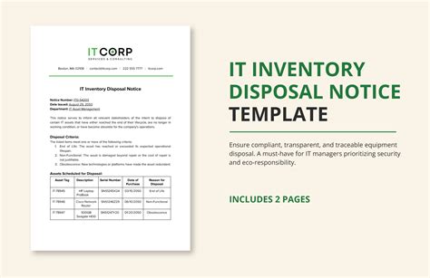 Inventory Disposal Form Template At Daryl Pulver Blog