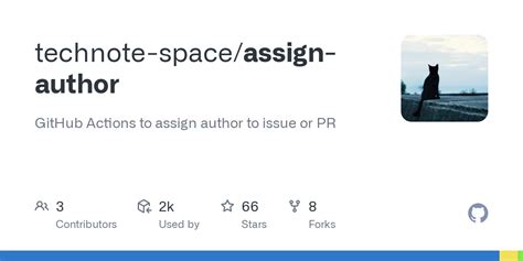GitHub Technote Space Assign Author GitHub Actions To Assign Author