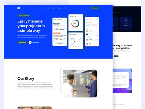 Project Management Saas Website By Ux Aliyan On Dribbble
