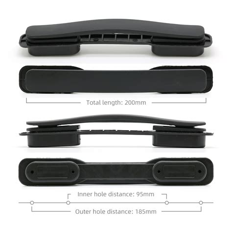 China Manufacturing Custom Luggage Carry Handle Parts Suitcase Grip