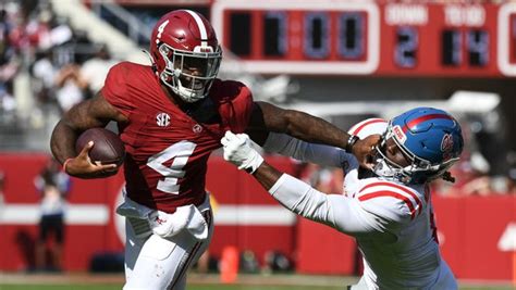 Alabama Ole Miss Football Score Highlights From Crimson Tides Win