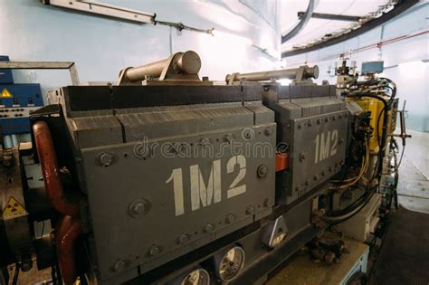 Superconducting Ring Electromagnet In Cyclotron Particle Accelerator Stock Image Image Of