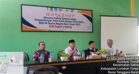 Workshop Bersama Komite Dalam Pengembangan Kerjasama Dengan Dunia