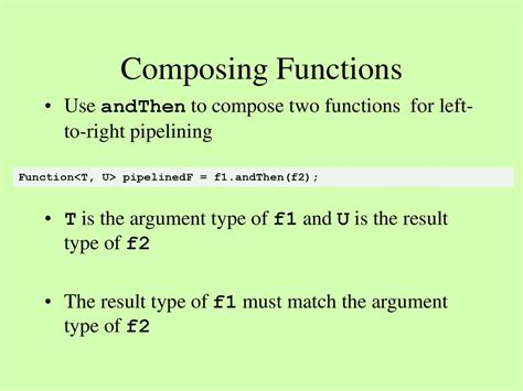 Computer Science 312 Composing Functions Streams in Java ppt download
