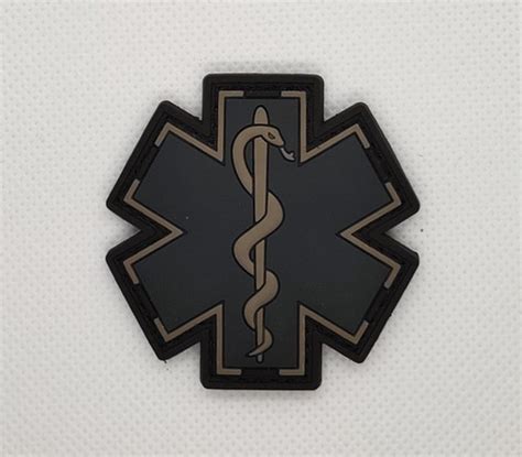 2 X 2 Ems Patch Blackgray Sgt Fire Bags Llc