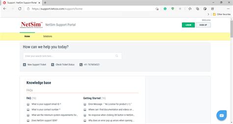 Best Practices For Customers To Utilize Netsim Support Portal Netsim Support Portal
