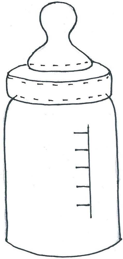 Dibujos De Biberones Para Bebe Sketch Coloring Page