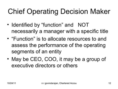 Operating Segments Final PPT