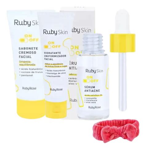 Kit Anti Acne Hidratação On Off Ruby Skin Ruby Rose Mercadolivre