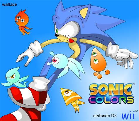 Sonic And Wisps By Wallacexteam On Deviantart