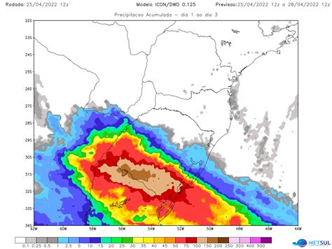 Chuva Pode Atingir 300 Mm Em Algumas Cidades Gaúchas