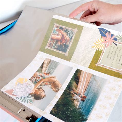 Fill And File Sleeves 12x12 Single Pocket 5 Pk Memory Crafting