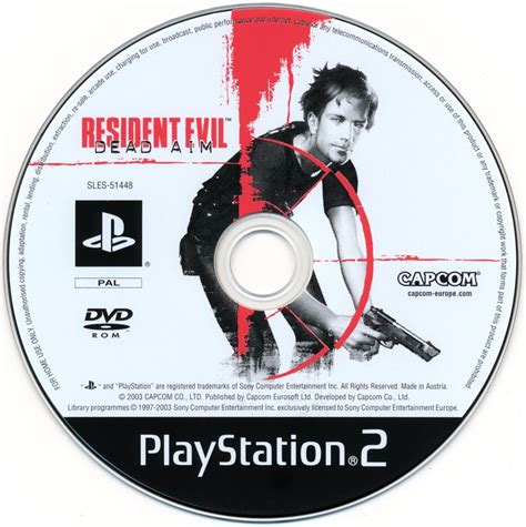 Resident Evil Dead Aim 2003 Playstation 2 Box Cover Art Mobygames