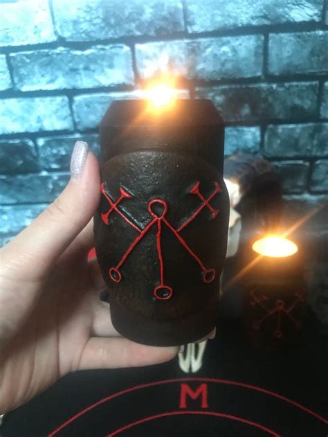 Marbas Candlestick Goetia Candle Holder Demon Sigil Ritual Altar