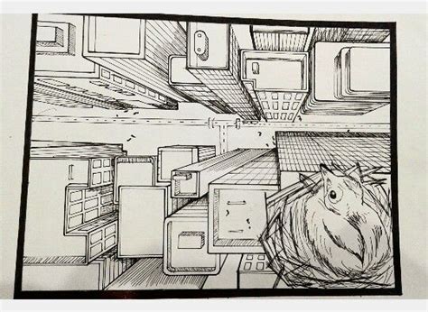 Perspective Drawing Bird Eye View Perspective Drawing Drawings Birds Eye