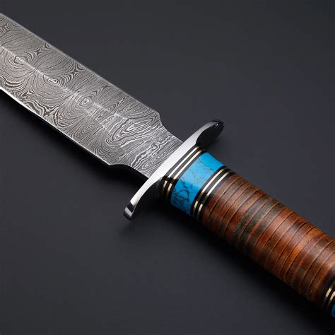 Full Tang Damascus Dagger Bigfoot Blades Touch Of Modern