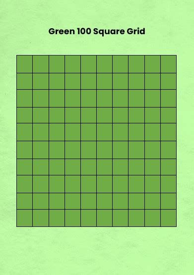 7 Templates Of Blank 100 Square Grid Printable And Downloadable Room