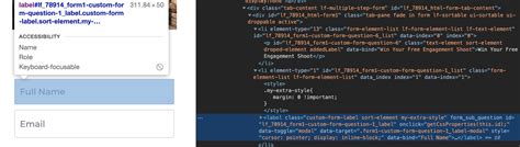 Html How To Decrease The Margin Between Elements In A Form Embed Code