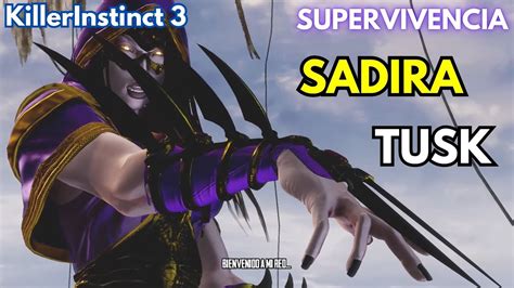 Sadira Vs Tusk Killer Instinct Eltallerdepedrincci Youtube