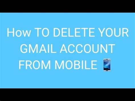 How To Delete Your Gmail Account From Mobile Viral Vidio Viral