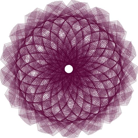 premium vector abstract spirograph element