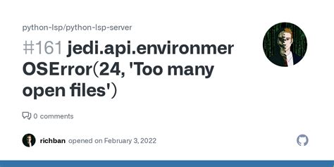 Jediapienvironmentinvalidpythonenvironment Oserror24 Too Many