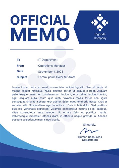 Free Professional And Customizable Memo Templates Canva