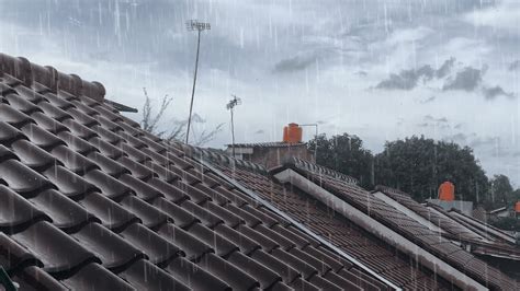 Rainstorm Sounds For Sleeping Heavy Rain And Intense Thunder Sounds