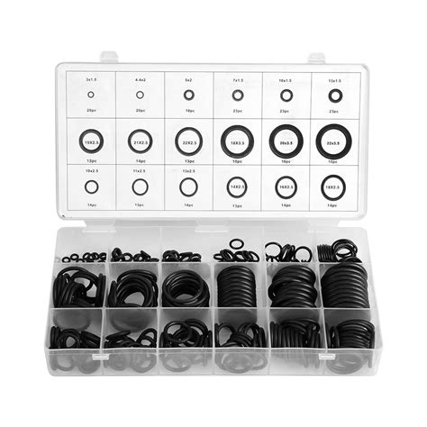 O Kit 18 Sizes 279 Pieces O Kit Rubber Hydraulic Plumbing Gaskets