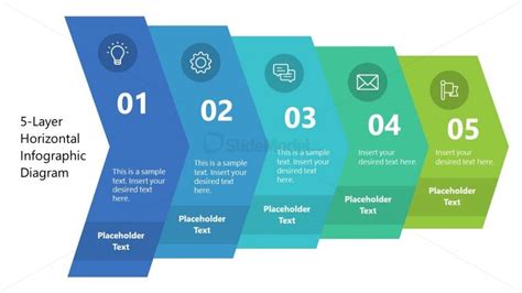 5 Layer Horizontal Infographic Diagram SlideModel