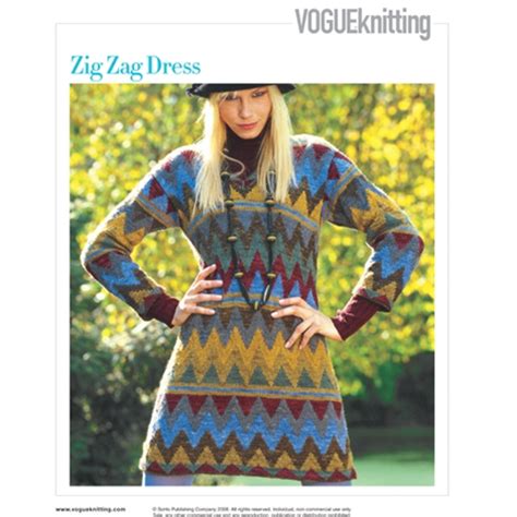 Zig Zag Dress Vogue Knitting