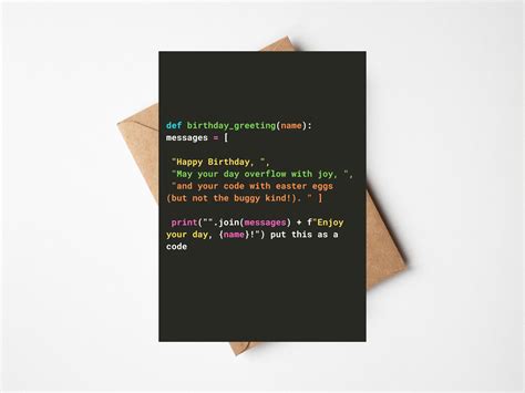 Happy Code Day Programmer S Birthday Card With Python Greeting Geek
