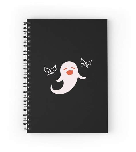 Genshin Impact Hu Tao Spirit Ghost Art Spiral Notebook By Cleafhaze Spirit Ghost Art