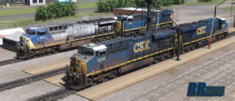 Csx Es40dc 5200 5299 Yn3 Virtual Railroad Mods