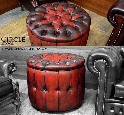 Patchwork Multicolour Chesterfield Footstool Harlequin