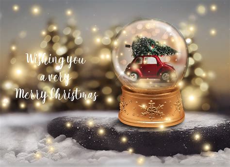 Psd Template Snow Globe Digital Background Set 2
