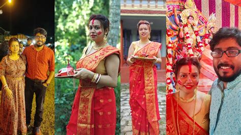 নবমী দশমী জমিয়ে খাওয়া Pandal Hopping সাথে সিন্দুর খেলা Youtube