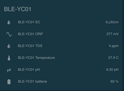 Pool Monitor Device Yieryi Ble Yc01 Configuration Home Assistant